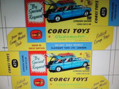 REPRODUCTION CORGI CITROEN SAFARI 475 BOX ONLY - | eBay UK