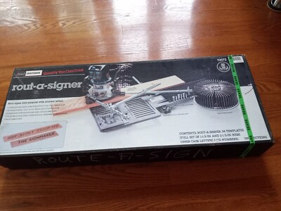 CRAFTSMAN ROUT-A-SIGNER SEALED BOX AS IS NO RETURNS | eBay