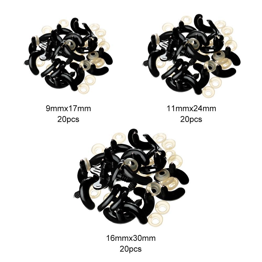 Accessories Dolls DIY Tools Thread Eyes Nose Eyes Crafts Puppet Crystal ...