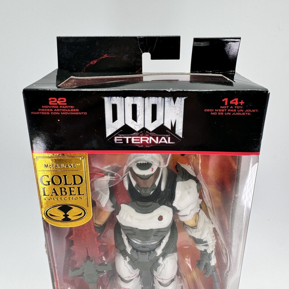 McFarlane Doom Eternal Doom Slayer White Armor Action Figure Limited ...