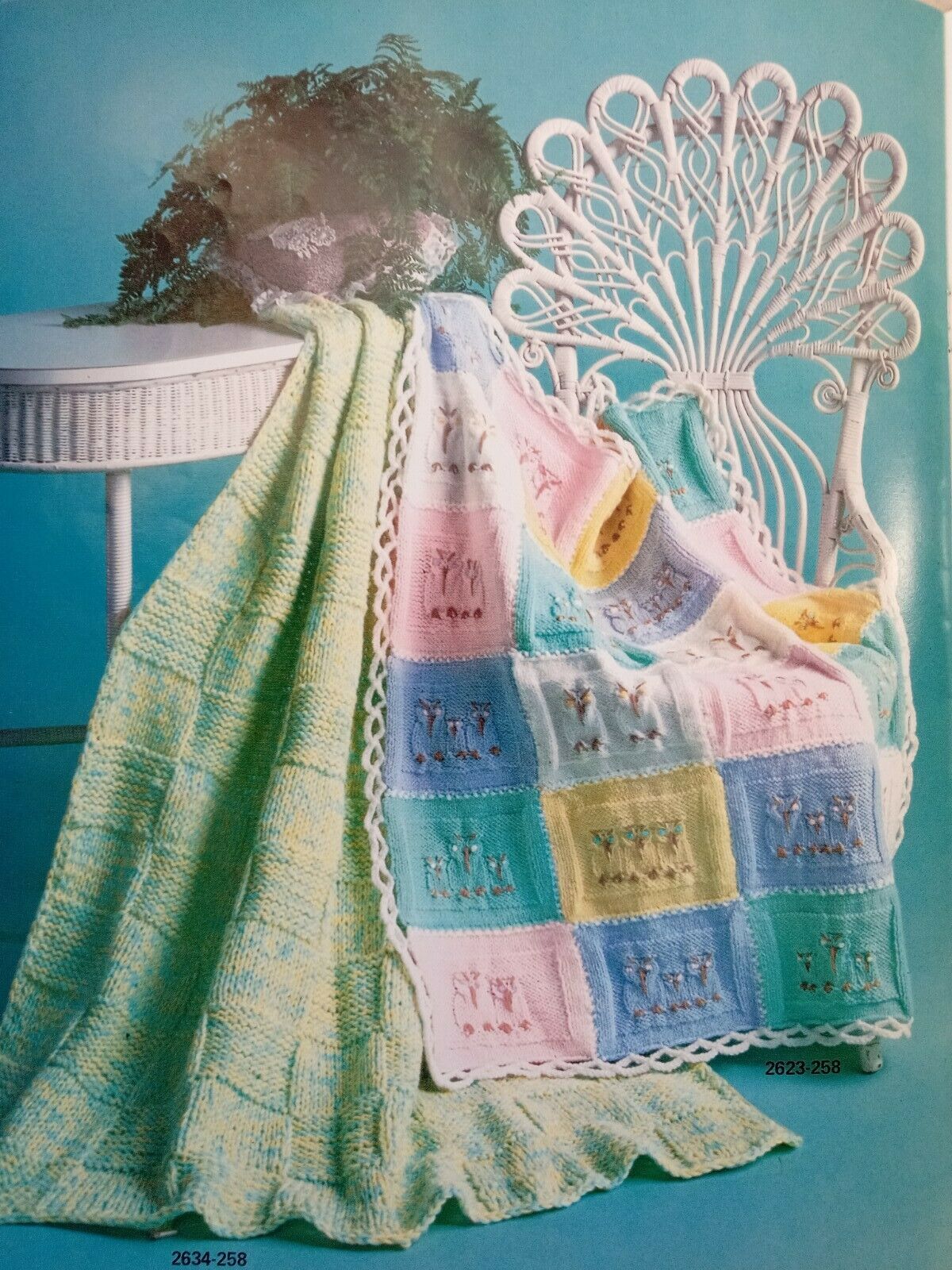 Winkin Blinkin Nod Baby Afghans crochet knit broomstick 18 patterns ...