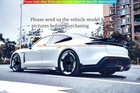 For Porsche Taycan 2020 2021 2022 Carbon Fiber Rear Spoiler Tail Trunk ...