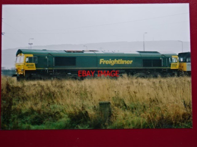PHOTO BR CLASS 66 LOCO NO 66533 IN FREIGHLINER LIVERY VIEW 4 | eBay