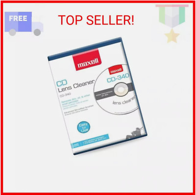 Maxell – Pro 190048 CD-340 Laser Lens Cleaner - Safe & Effective CD ...