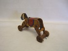 Vintage Wood Wind Up Donkey Pull Toy Early Japan Working PAT NO 120377 ...