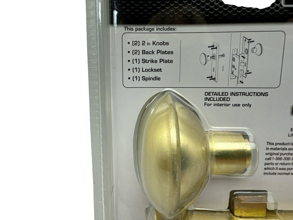 DEFIANT Mortise Lock Set Hall/Closet Door Knob W/Keys 1008383924 Lot of ...