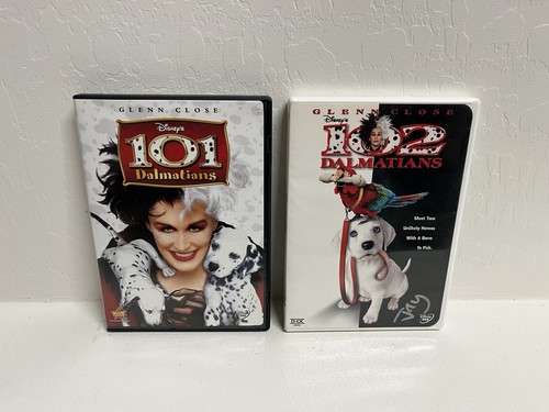 101 & 102 Dalmatians DVD Lot Disney Live Action Glenn Close Tested ...