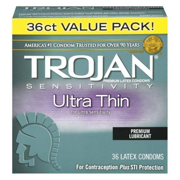 Trojan Sensitivity Ultra Thin Condoms - 36 Count for sale online | eBay