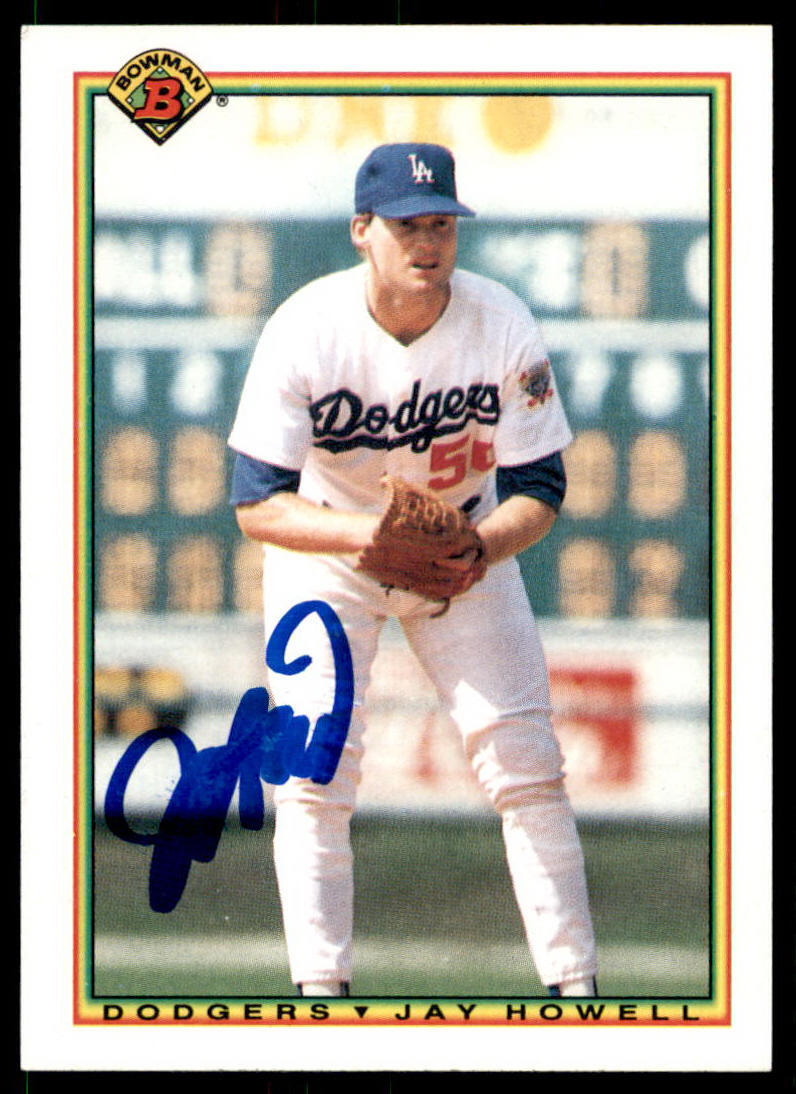 1990 Bowman #83 Jay Howell IP Signed Card Auto Autographed | eBay