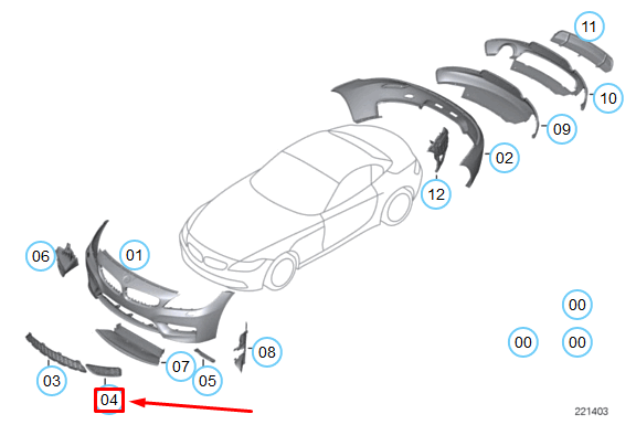 Original BMW E89 M Grille Side Front Right 51118038093 for sale online ...