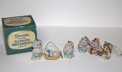 Vintage 2001 Dreamsicles 6 Piece Nativity Ornament Set Original Box | eBay