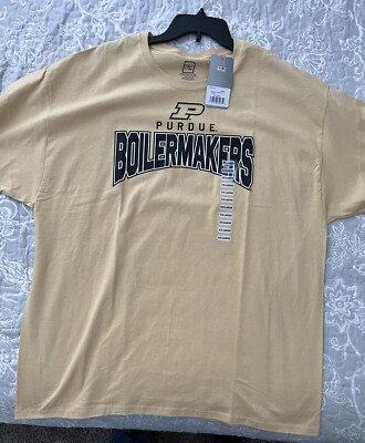 Purdue Boilermakers Shirt 2XL Athletic Logo Tee Mens New | eBay