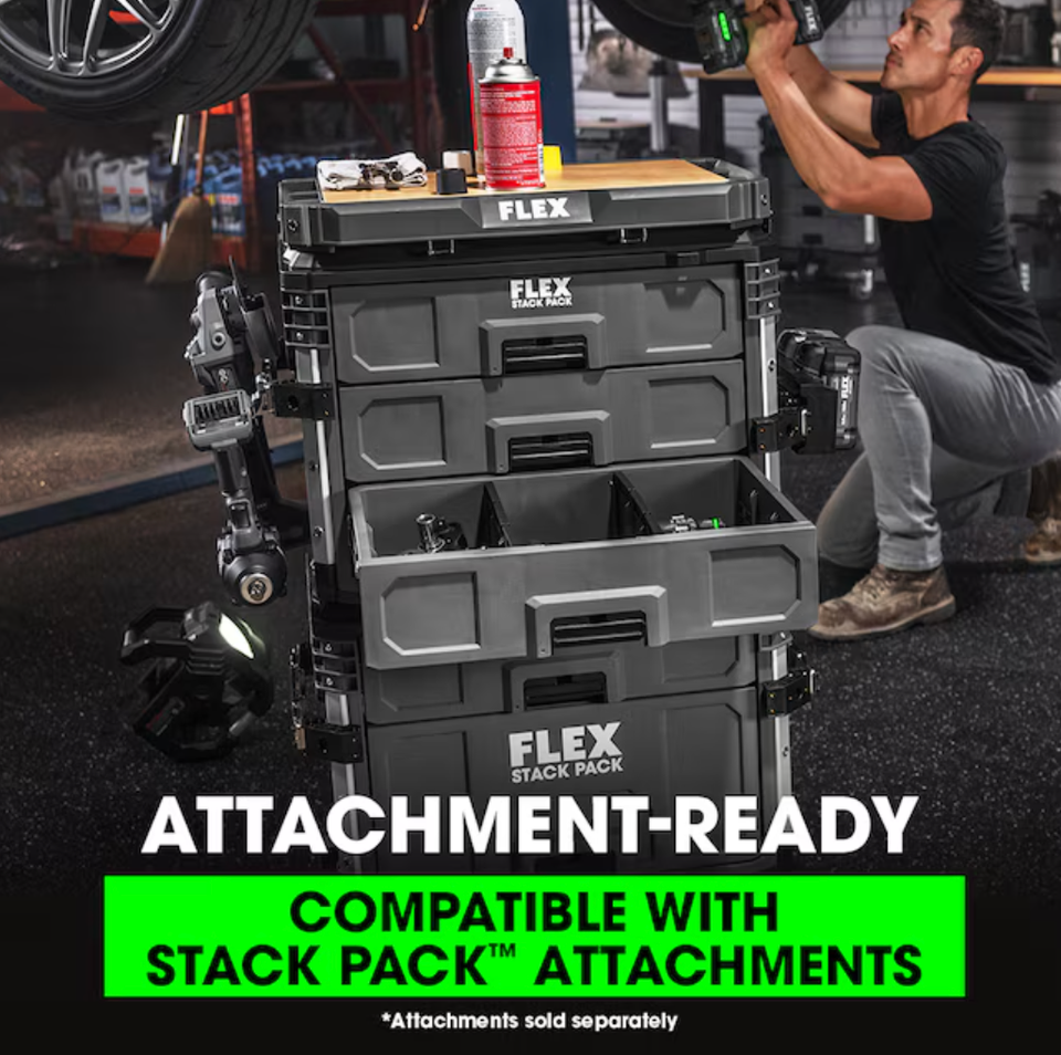 FLEX STACK PACK Tool Chest Storage 3-Drawer Stacking Box FS1105 | eBay