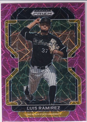 Luis Ramirez - Neon Pink Velocity - 2022 Panini Prizm Draft Picks | eBay