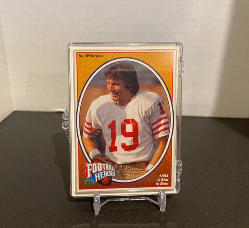 Joe Montana - 1991 Upper Deck Football Heroes - 10 Card Complete Insert ...
