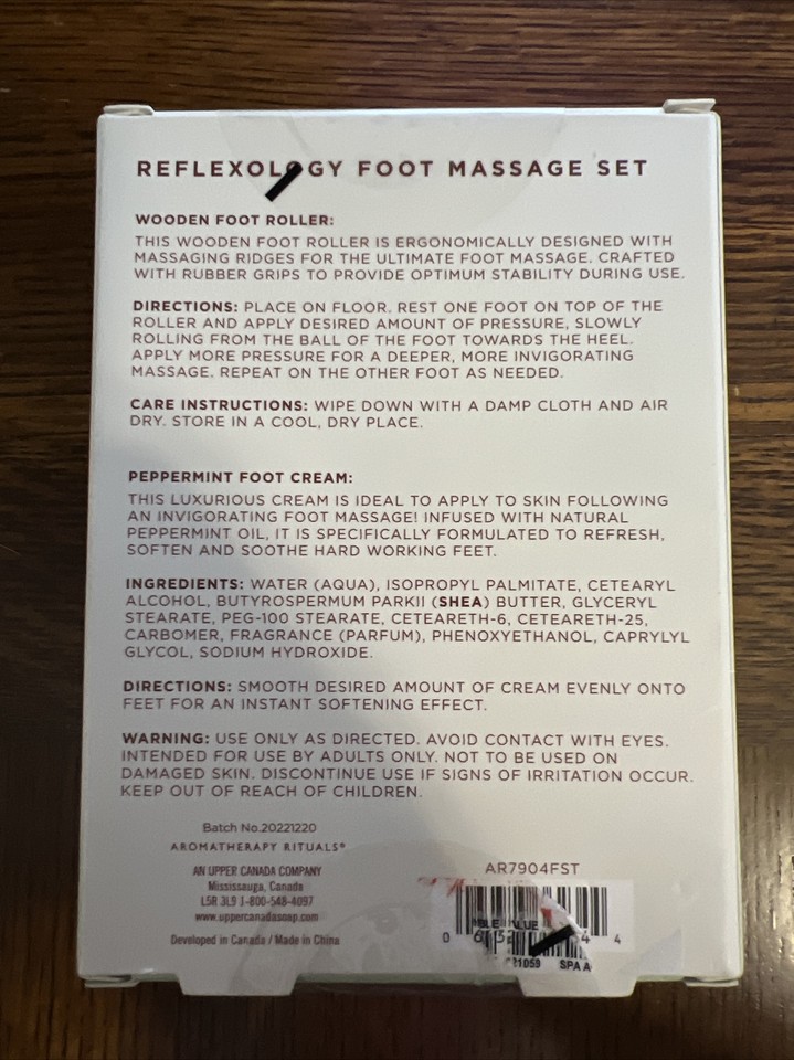 Aromatherapy Rituals Reflexology Foot Massage Set, NIB | eBay