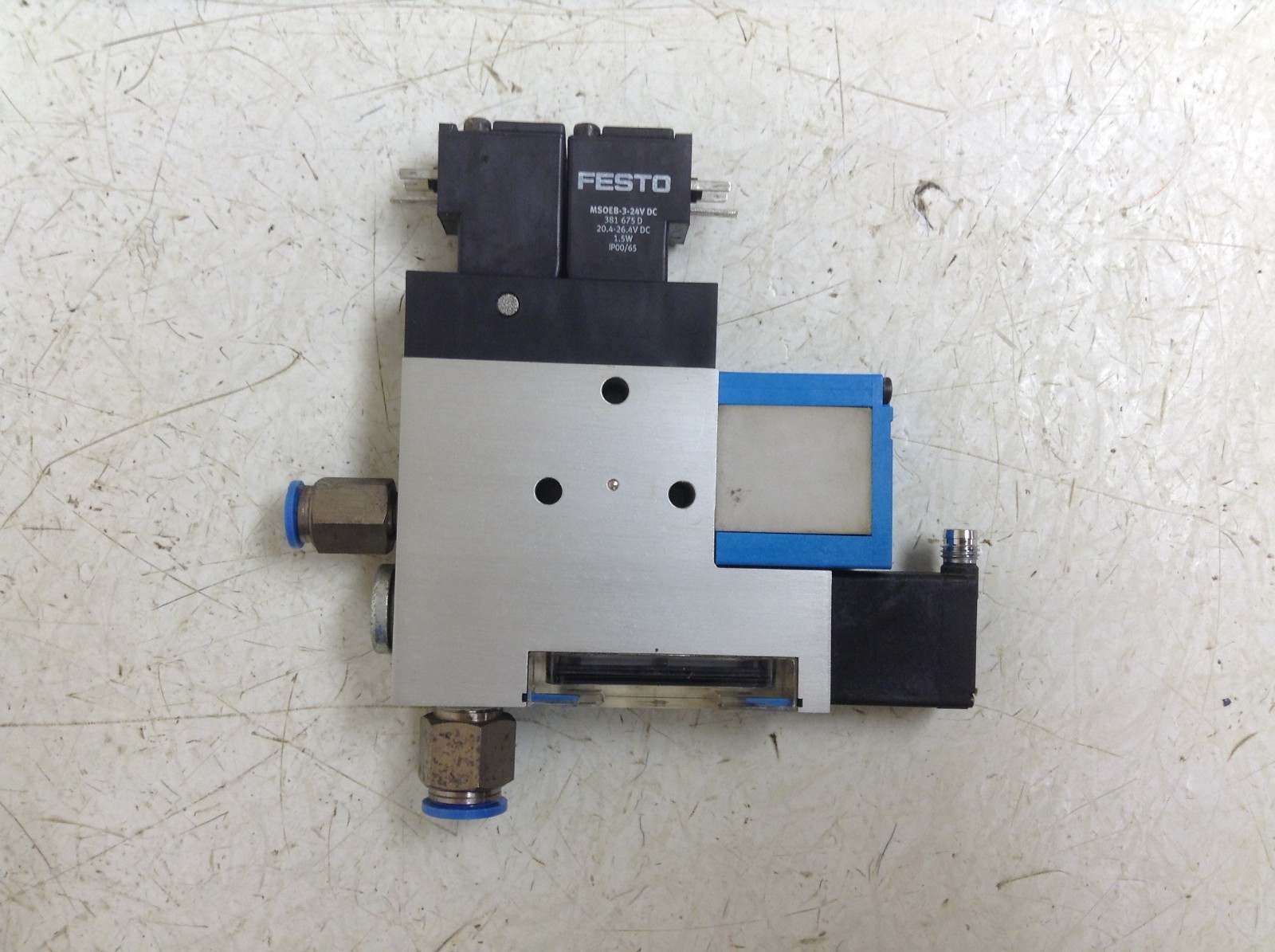 Festo VADMI-140-P Vacuum Generator Module 381016 MSOEB-3-24VDC 381 675 ...