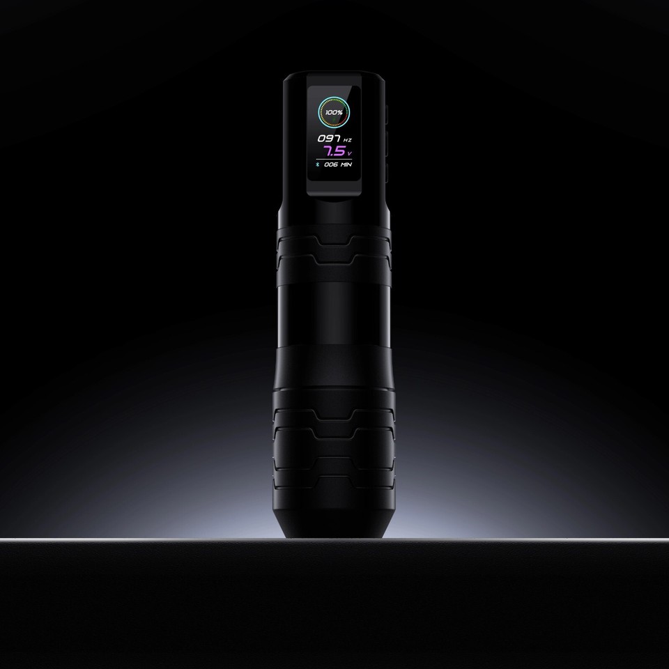 EZ P3 Pro Turbo Wireless Tattoo Gun Kit 5 Strokes 3.0-5.0mm 1600mAh ...