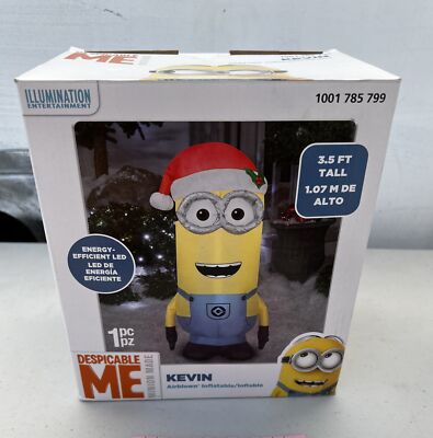 Despicable Me Minion Kevin Airblown Inflatable 3.5ft Tall Energy ...