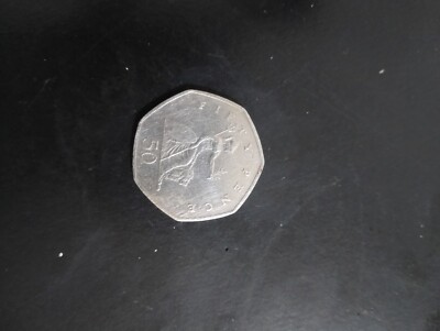 1997 Rare Valuable 50p Britannia Shield Fifty Pence Coin Certified Mint ...