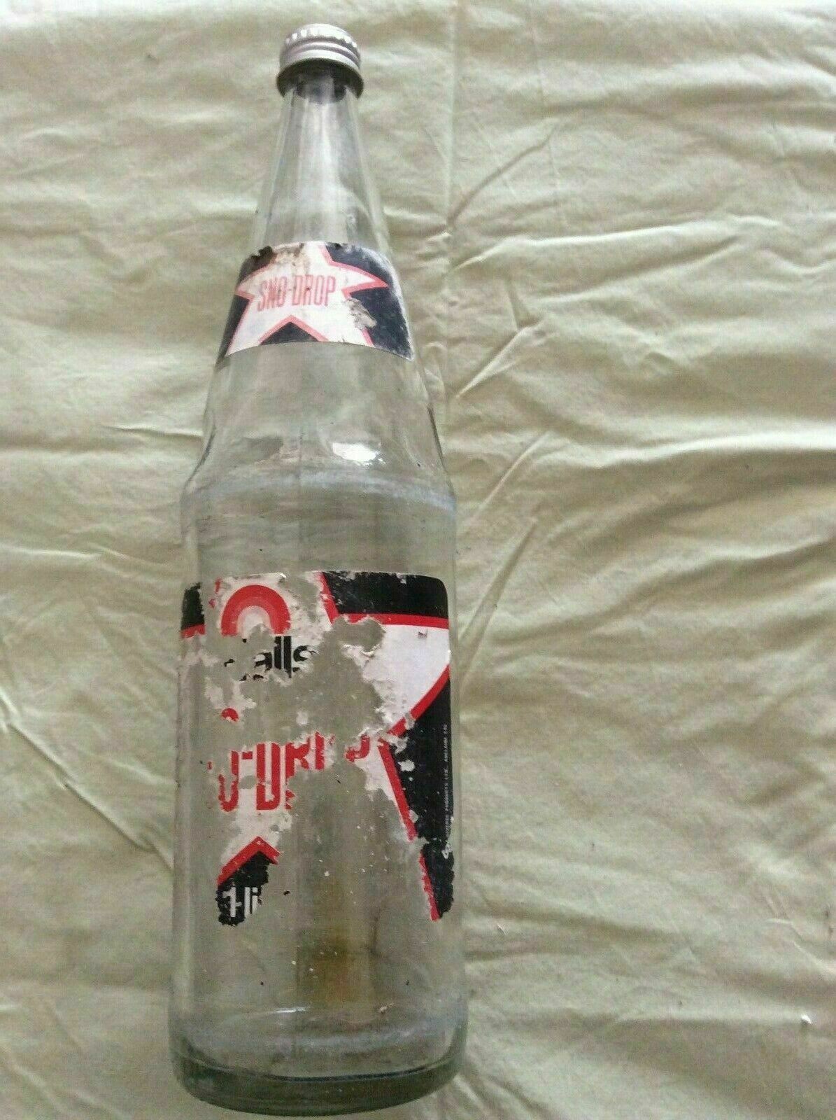 Vintage Rare Halls Sno-Drop 1 litre bottle | eBay