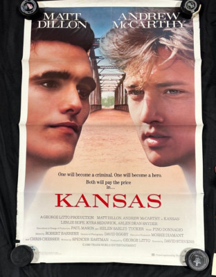 1988 Kansas Promo Poster 27x41 Matt Dillon/Andrew McCarthy PB31 | eBay