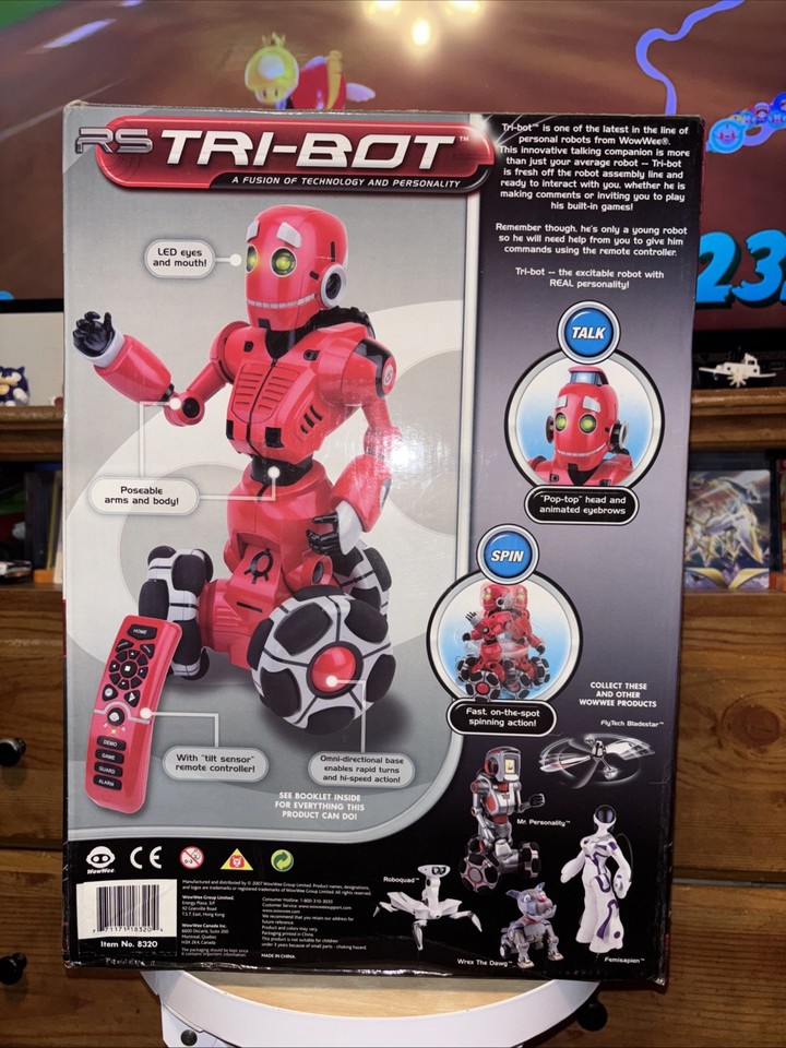 2007 WOWWEE RS TRI-BOT # 8042 ROBOTICS New Damaged Box | eBay