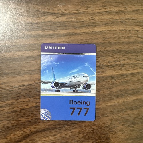 RARE United Airlines Trading Cards Boeing 777, 787 | eBay