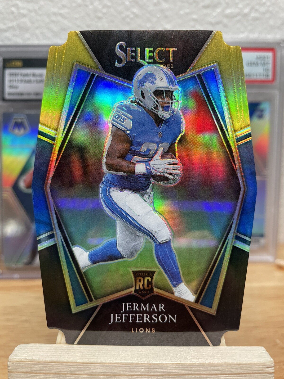 2021 Panini Select - Jermar Jefferson #200 Lions - RC Black & Gold Die ...