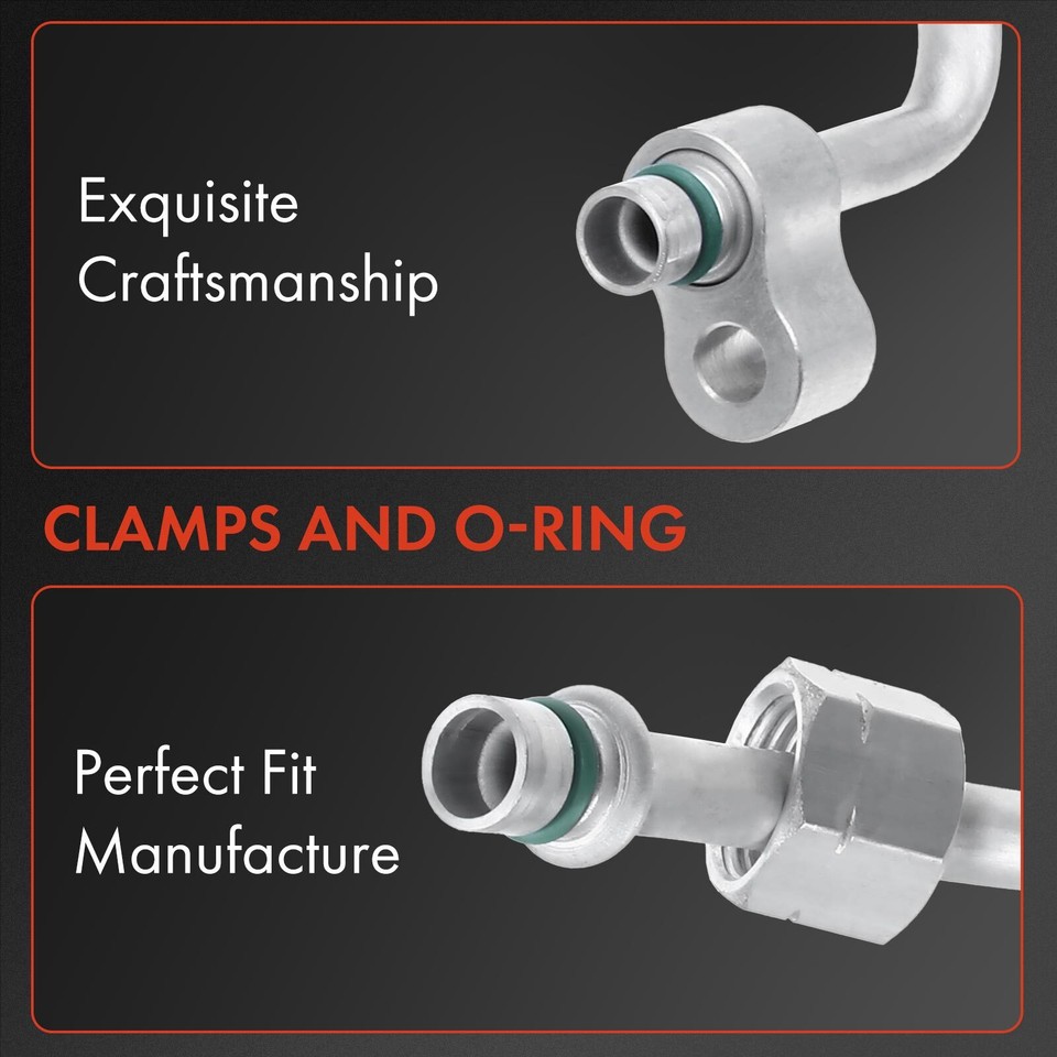 AC Refrigerant Liquid Line Assembly w/o Orifice Tube for Honda Civic ...