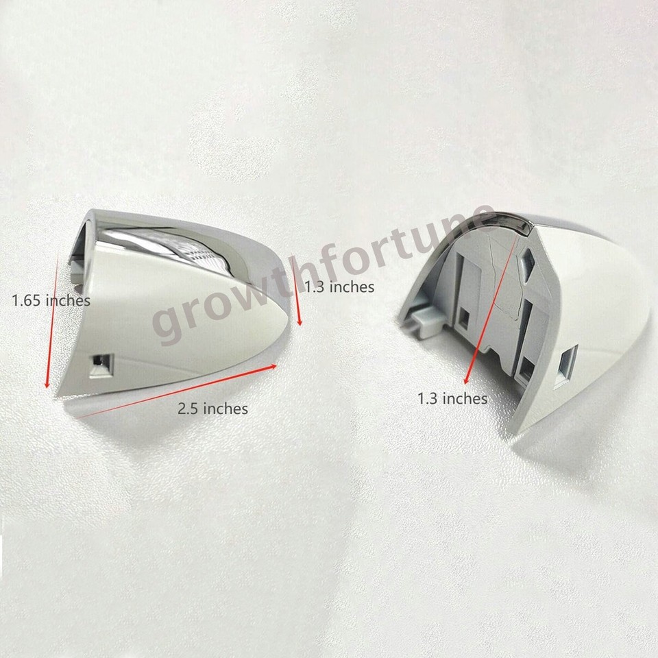 Front Left Driver Side Door Handle Cover Cap White For Mercedes-Benz ...