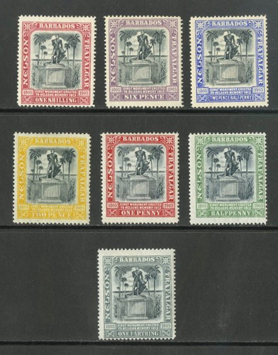 M4270 Barbados 1906 SG145/51 - 1906 Nelson Centenary. | eBay