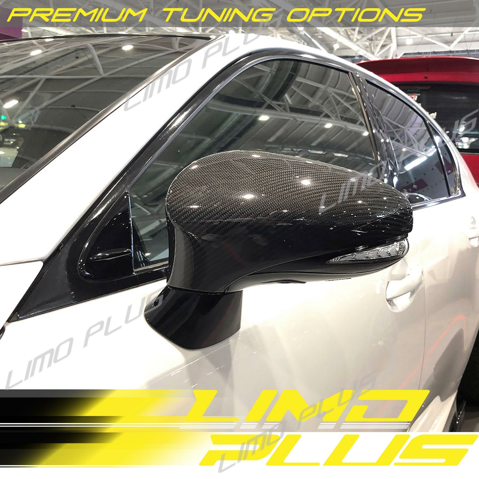 Replacement Carbon Fiber Mirror Cover Caps For Lexus IS200 300 350 450 ...