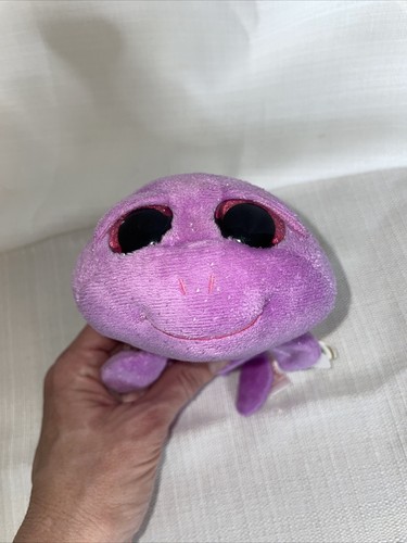 Ty Beanie Boos Slow Poke Turtle Plush Purple Pink Shimmer 2014 6" for ...