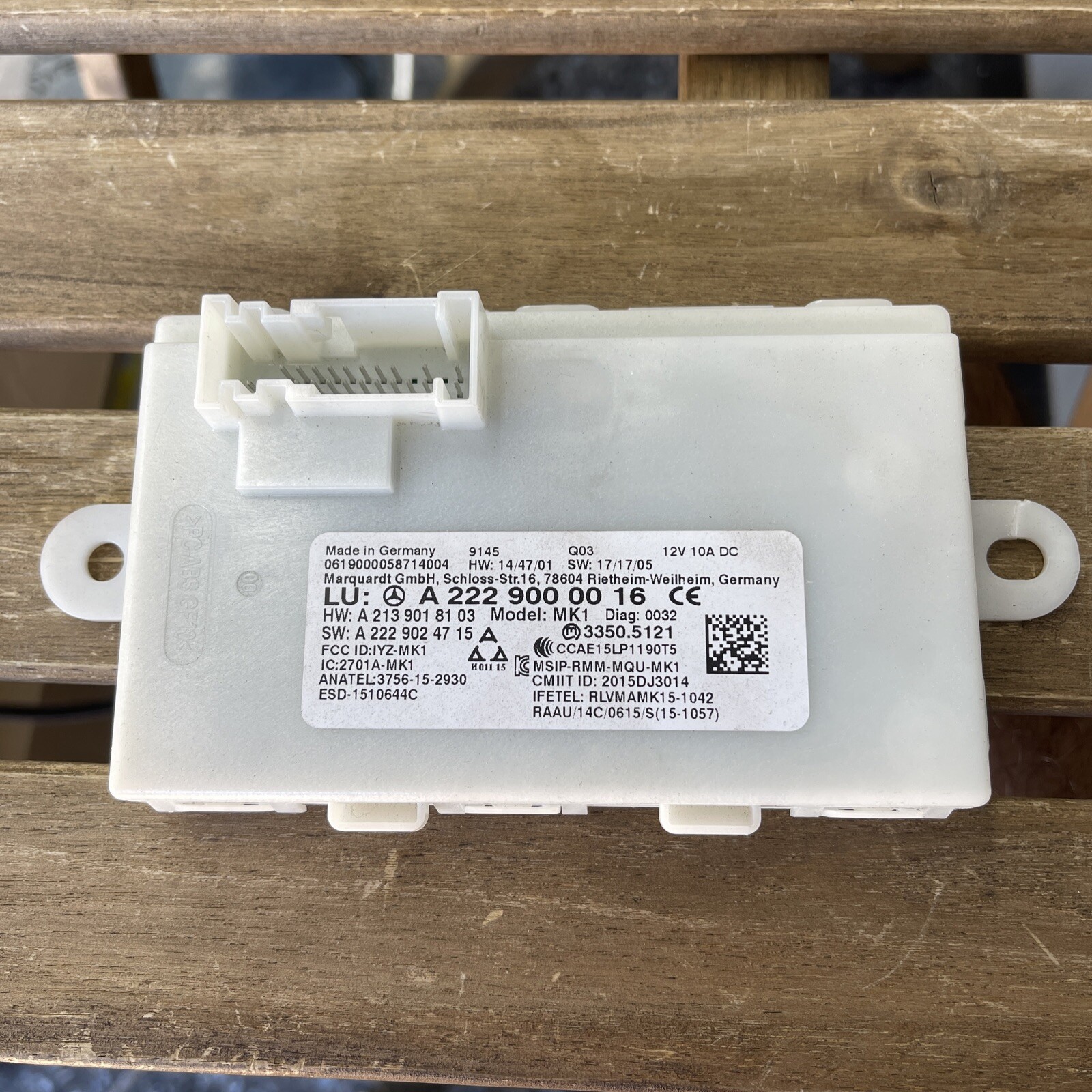 2018 2019 2020 MERCEDES S450 S560 S63 S65 KEYLESS GO CONTROL UNIT ...