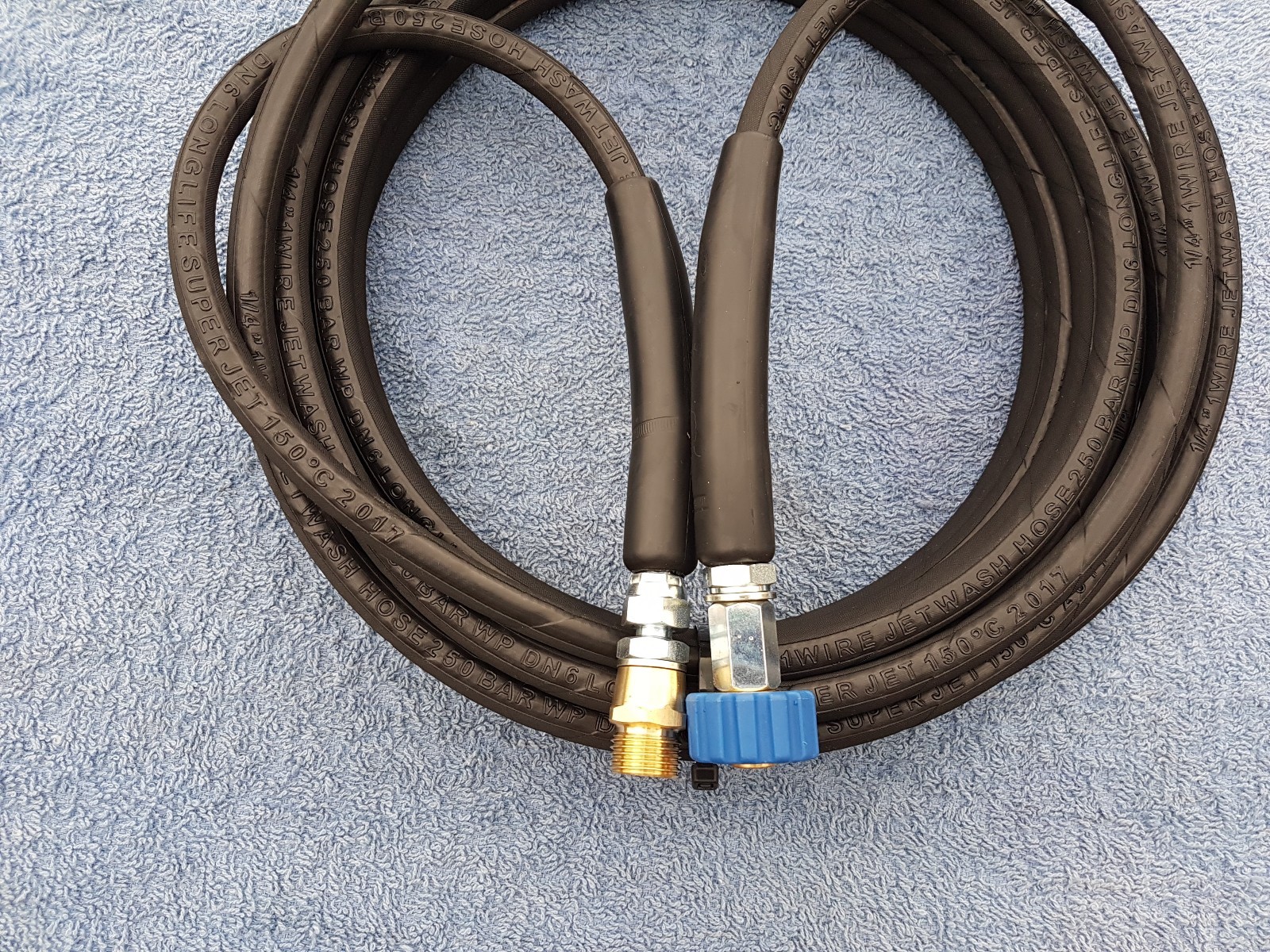 PRESSURE WASHER JETWASH KEW HOBBY 88 B150 EXTENSION RUBBER HOSE 1 WIRE ...