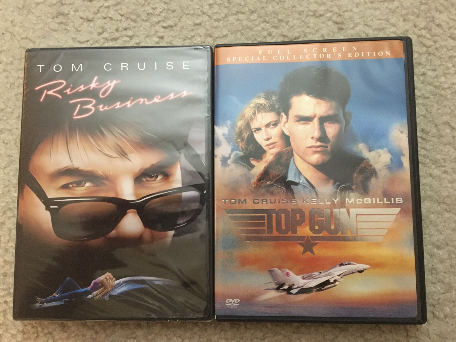 Top Gun (DVD, 2004, 2-Disc Set, Collectors Edition + Risky Business DVD ...