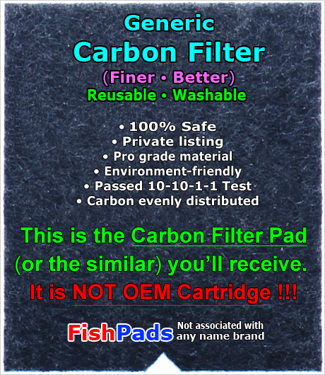 For Top Fin Power Filter Cartridge Large 20,30,40,60,75 Pet Smart ...