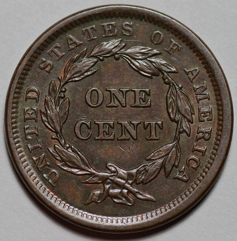 1840 Braided Hair Liberty Head Large Cent (N-5) - US 1c Copper Coin | eBay