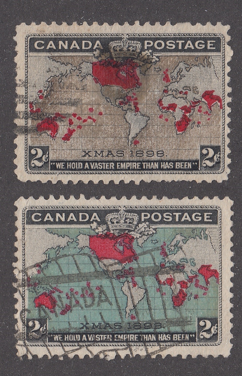 Canada #85, 86 Used Map Stamps | eBay