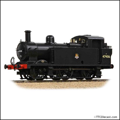 Bachmann 32-231B LMS Fowler 3F (Jinty) 47406 BR Black (Early Emblem ...