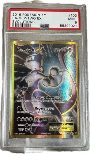 2016 Pokemon XY #103 FA/MEWTWO EX Evolutions MINT PSA 9 | eBay