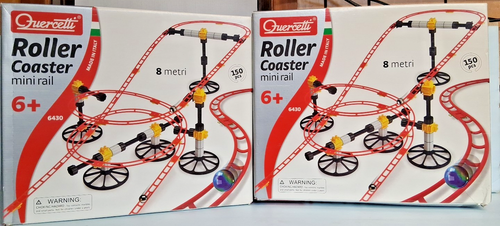 QUERCETTI Skyrail Roller Coaster Mini Rail marble run 6430 (two sets ...