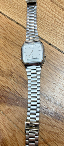 CASIO VINTAGE JAPAN AQ222 308 DIGITAL GENTS WATCH STAINLESS STEEL | eBay