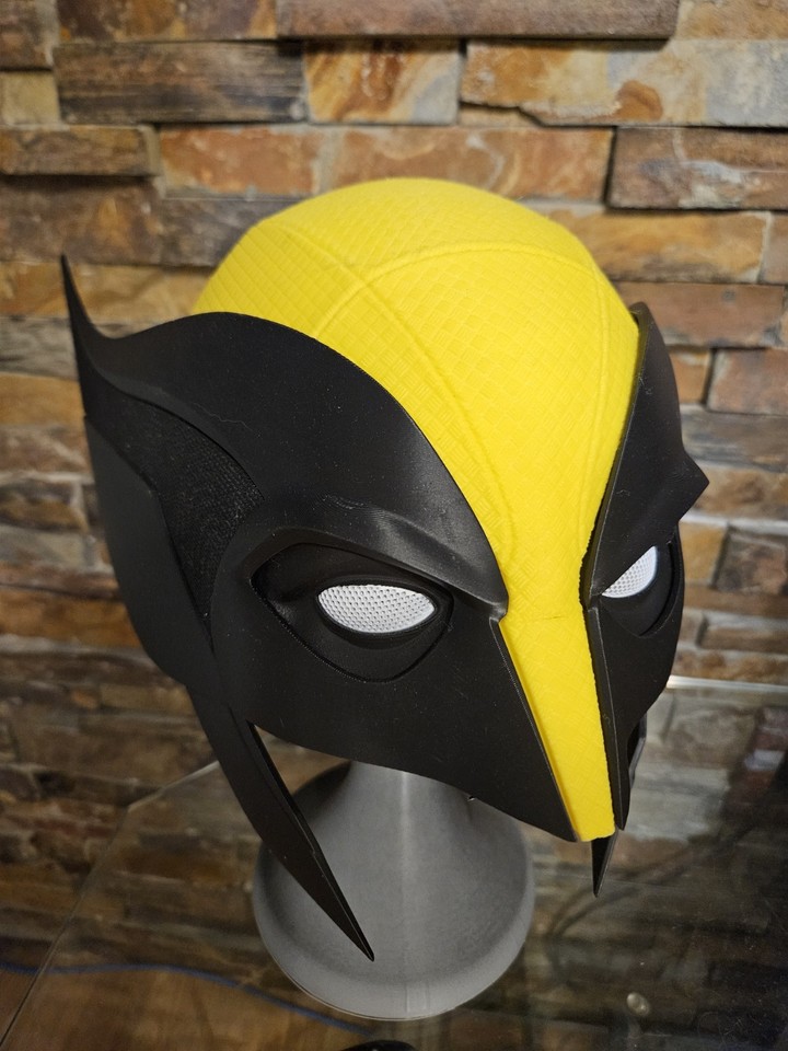 Wolverine Mask 3D Printed in Color Ready to Wear 23 inch Head Size X ...