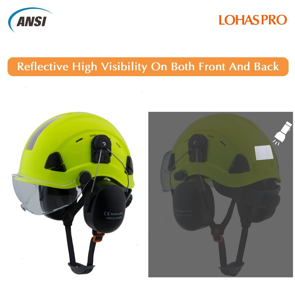 Hard Hat Safety Helmet Arborist Forestry Helmet Garden Tree Cutting ...