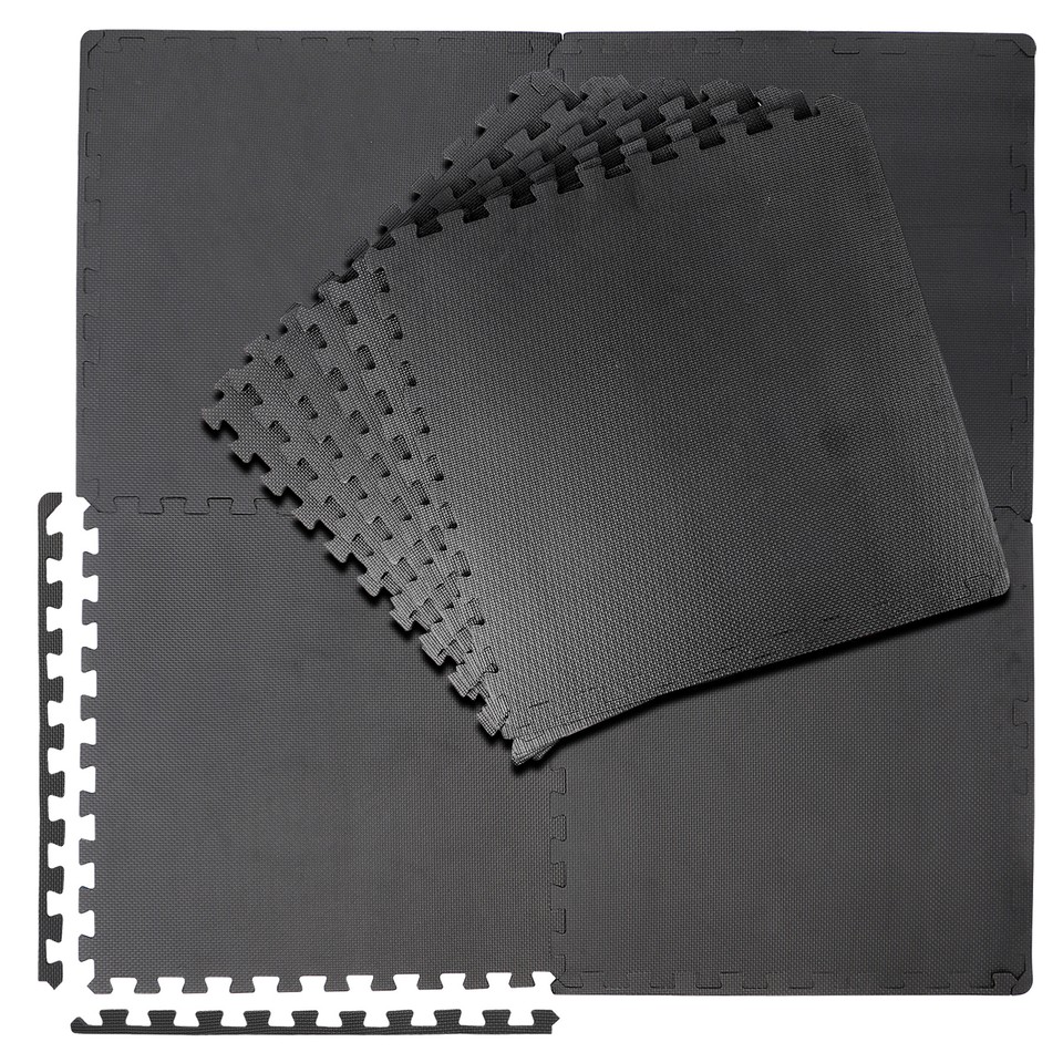 6/12/18/24/36/48 Pieces Exercise Puzzle Mat Gym Mat Interlocking Foam ...