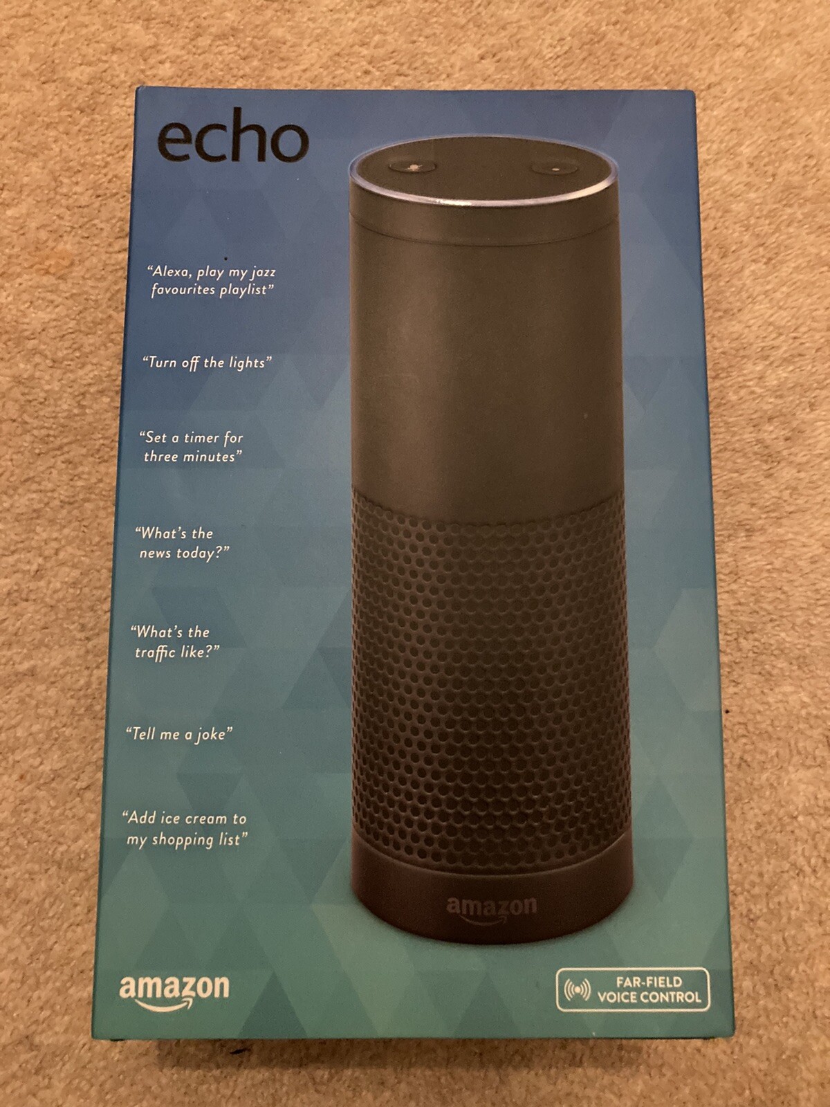 Amazon Echo (1st Generation) Smart Assistant - Black for sale online | eBay