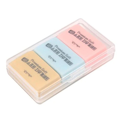 4B Eraser Premium Soft with Case (6 erasers in 2 cases) | eBay