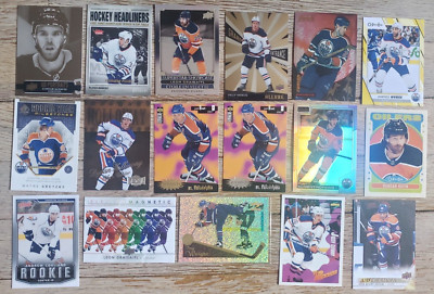 30 Different Edmonton Oilers Insert card Lot-Rookie, Parallels-McDavid ...